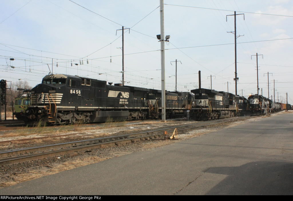 Between runs at Bay View yard